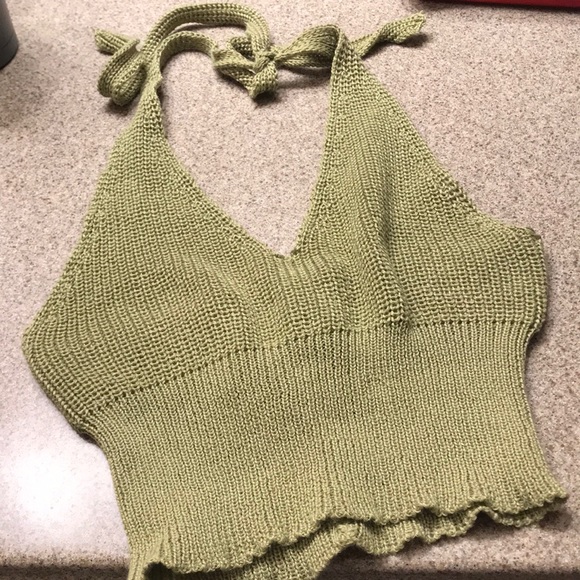SHEIN | Tops | Knitted Halter Top | Poshmark
